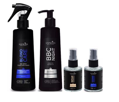 Sanliss Blond Care BBC Spray e BBC Night e Repair Moringa e Shine ...