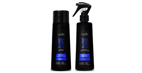 Sanliss Blond Care Shampoo e BBC Spray - Kit de Tratamento para Cabelos ...