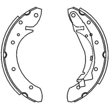 Sapata de Freio Fiat Punto 2008 a 2010 SYL 207605 - Sapata de Freio ...