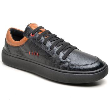 Sapatenis em Couro Legítimo selecionado LecceBlack Rafaella Story - CFT ...