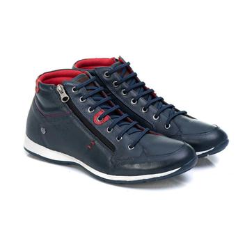 Sapatênis Masculino Couro Legítimo Comfort 1005 - Calce Com Estilo ...