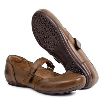 Sapatilha Boneca em Couro Conforto JotaFlex - Jota Flex - Sapatilha ...