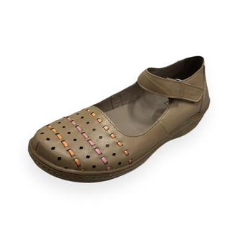 Sapatilha Couro Anabela Flamingo J.Gean Estilo Confortável - Outros ...