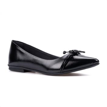 Sapatilha Feminina Detalhe Em Nó Bico Fino Elegante Da Moda - Domidona ...