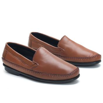 sapatilha masculina em couro forrada em tecido espumado ref 1004 ...