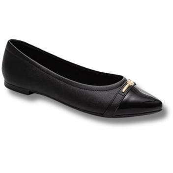 Sapatilha Modare Feminina Conforto Moderna Bico Fino Preta - Sapatilha ...