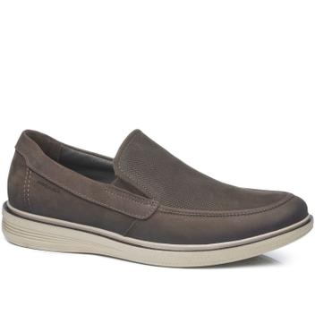 Sapato Casual Pegada Masculino em Couro Chocolate 126112-05 - Sapato ...
