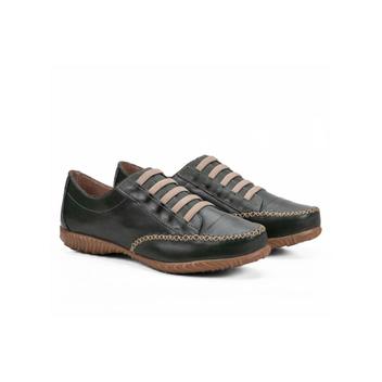 Sapato Feminino em couro confortavel leve Calce Elastico tst - JOTAFLEX ...