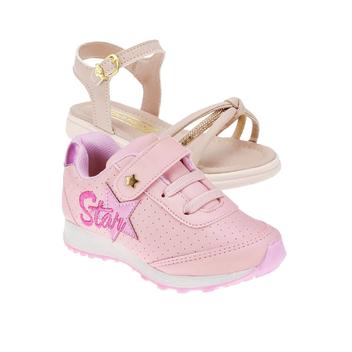 Sapato Feminino Infantil e Papete - KIT 2 PARES Tam 23 ao 34 ...