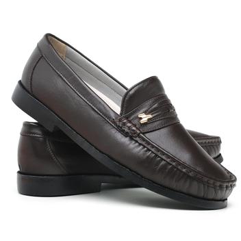 Sapato Mocassim Masculino Couro Legitimo Senhor 1018 schi - MPR BOOTS ...
