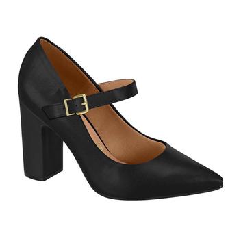 Sapato Scarpin Salto Alto Grosso Feminino Vizzano - Scarpin Feminino ...