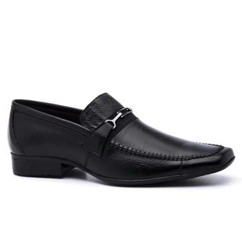 Sapato Social Masculino Bico Quadrado Em Couro Legítimo - Lasyn Shoes ...