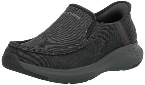 Sapatos sem cadarço Skechers Parson-Dewitt para homens, cinza - 9,5 EUA ...