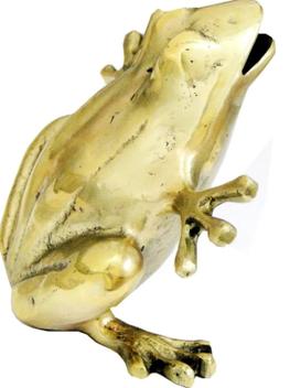 Sapo Bronze Rei Harold Shrek Escultura Decoração Dinheiro - Wilmil ...