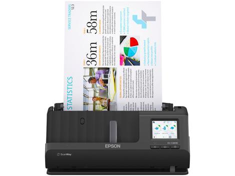 Scanner de Mesa Epson WorkForce ES-C380W Duplex 600DPI Wi-Fi - Scanner ...