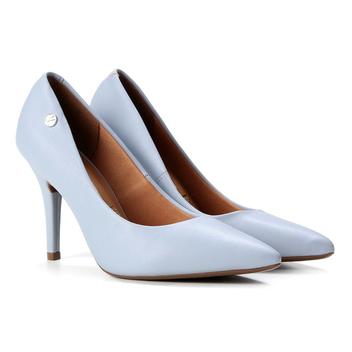Scarpin Vizzano Pelica Fosco Salto Alto Feminino - Azul - Scarpin ...
