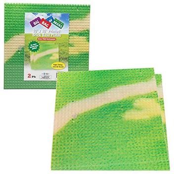 SCS Direct Brick Building Blocks 10x10 Grandes Baseplates - Campo ...