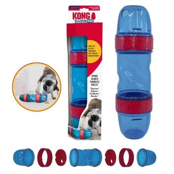 Scuttle POD KONG Brinquedo Interativo Dispenser 8 em 1 para Cachorro ...
