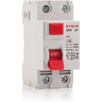 SDR22530 Interruptor DR 2P 25A 30MA STECK - Disjuntor DR - Magazine Luiza