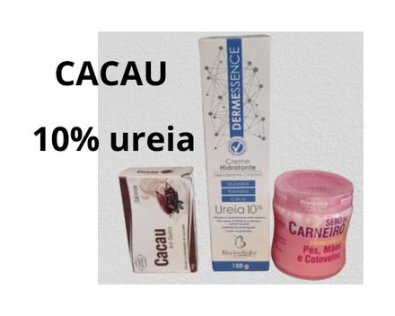 Sebo de carneiro pés, mãos e cotovelo , creme de ureia 10%, cacau ...