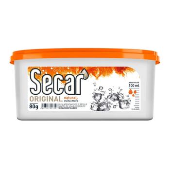 Secar 80g Desumidificador Original Evita Mofo e Fungos Absorve Umidade ...