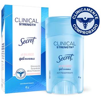 Secret Clinical Desodorante Gel Invisible Ph Balanced 45g - Desodorante ...
