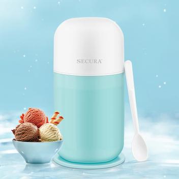 Secura Máquina de Sorvete Elétrica Mini, 400ml, para Sorvete e Iogurte ...
