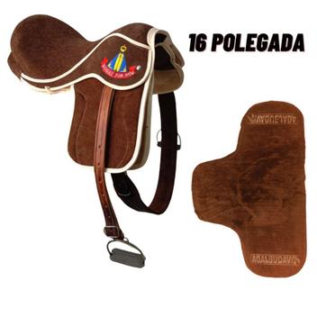 Sela cavalo Selote Marrom Com Manta Cilha Loro - NoBrand - Sela de ...