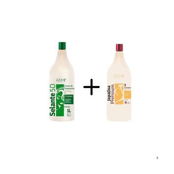 Selagem Capilar 1l Gymp + Shampoo Japalisa 1l Selante - Cuidados com o ...