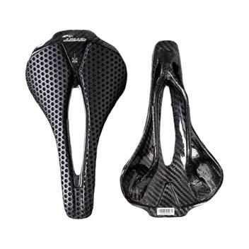 Selim de Bicicleta Ultraleve 120g em Carbono 3D Impresso - 250x140mm ...