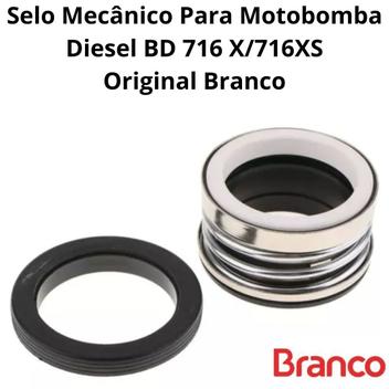 Selo Mecânico Para Motobomba Diesel BD 716 X/716XS Original Branco 13203195 - Motobomba / Bomba ...