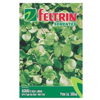 SEMENTE FELTRIN AGRIÃO LUMIAR 25 x 300mg = 7.500mg - CX - Sementes ...