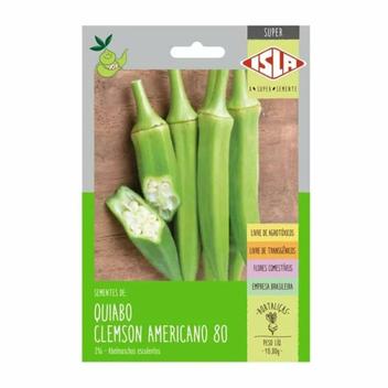 Semente Quiabo Clemson Americano 80 - Cultive Quiabos Deliciosos e ...