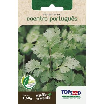 Sementes de Coentro Português 1,6g Hortaliças Temperos Cozinha Saladas ...