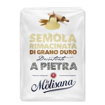 Semola italiana di grano duro rimacinata la molisana 1kg - Massas ...