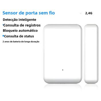 Sensor De Porta Sem Fio TTLOCK 2.4GHz Para Janelas E Portas DS2 ...