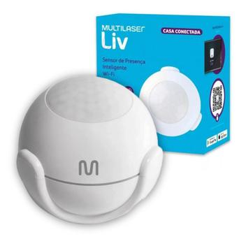 Sensor De Presença Inteligente Wi-Fi Multilaser Branco - SE230 - Sensor ...
