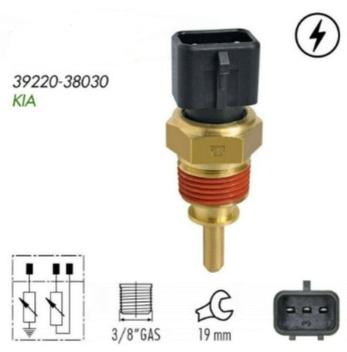 Sensor de Temperatura 3 Pinos P/ Hyundai HB20 HB20S HB20X Creta I30 ...