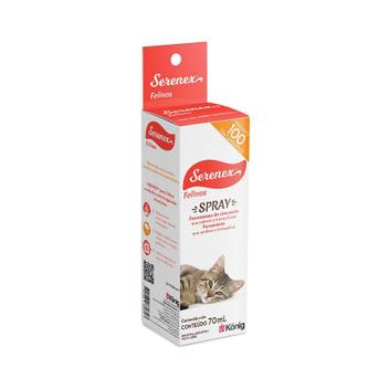 Serenex Felinos Spray 70ml König - Antibiótico Pet - Magazine Luiza
