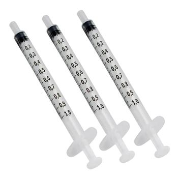Seringa Descartável Estéril 1 ml Bico Luer Slip - 100 Unidades ...