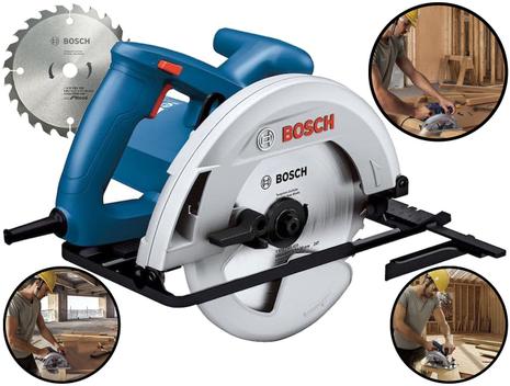 Serra Circular Elétrica Para Madeira Com Soprador De Ar Base Reforçada ...