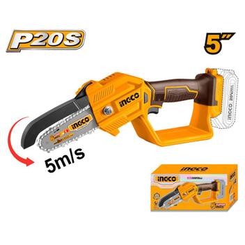 Serra Podadora INGCO 5 Pol a Bateria 20V Linha P20S com 1 Bateria 2.0Ah ...