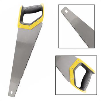 Serrote Mão Profissional Cabo Emborrachado 20 Pols Grande - EDA - Serrote - Magazine Luiza