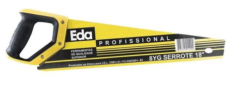 Serrote Profissional Cabo Emborrachado 18POL EDA 8YG - Serrote - Magazine Luiza