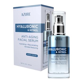 Sérum facial Azure Hyaluronic & Retinol Antienvelhecimento 50mL - Azure ...
