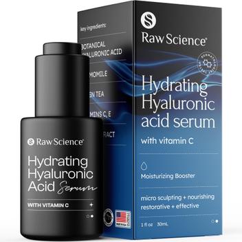 Sérum S RAW SCIENCE Ácido Hialurônico com Vitamina C e E 30mL - Sérum ...