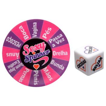 Sexy Spinner Jogo Sensual com dado Diversão Ao Cubo - Brincadeiras ...