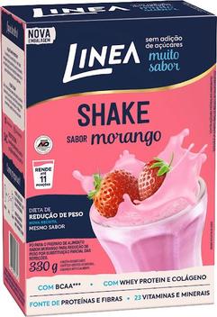 Shake Morango Redução de Peso Com Whey Protein 330G Linea - Outros ...