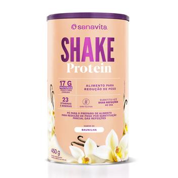 Shake Protein - Baunilha - Lata 450g - Sanavita - Shake de Proteína ...