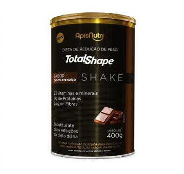 Shake Total Shape (400g) - Sabor: Chocolate Suiço - Apisnutri - Outros ...